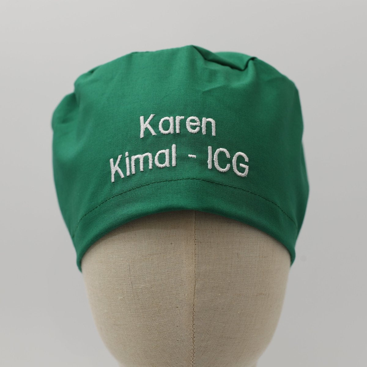 Custom Surgical Cap With Name And Role – Medicus Custom Scrub Caps