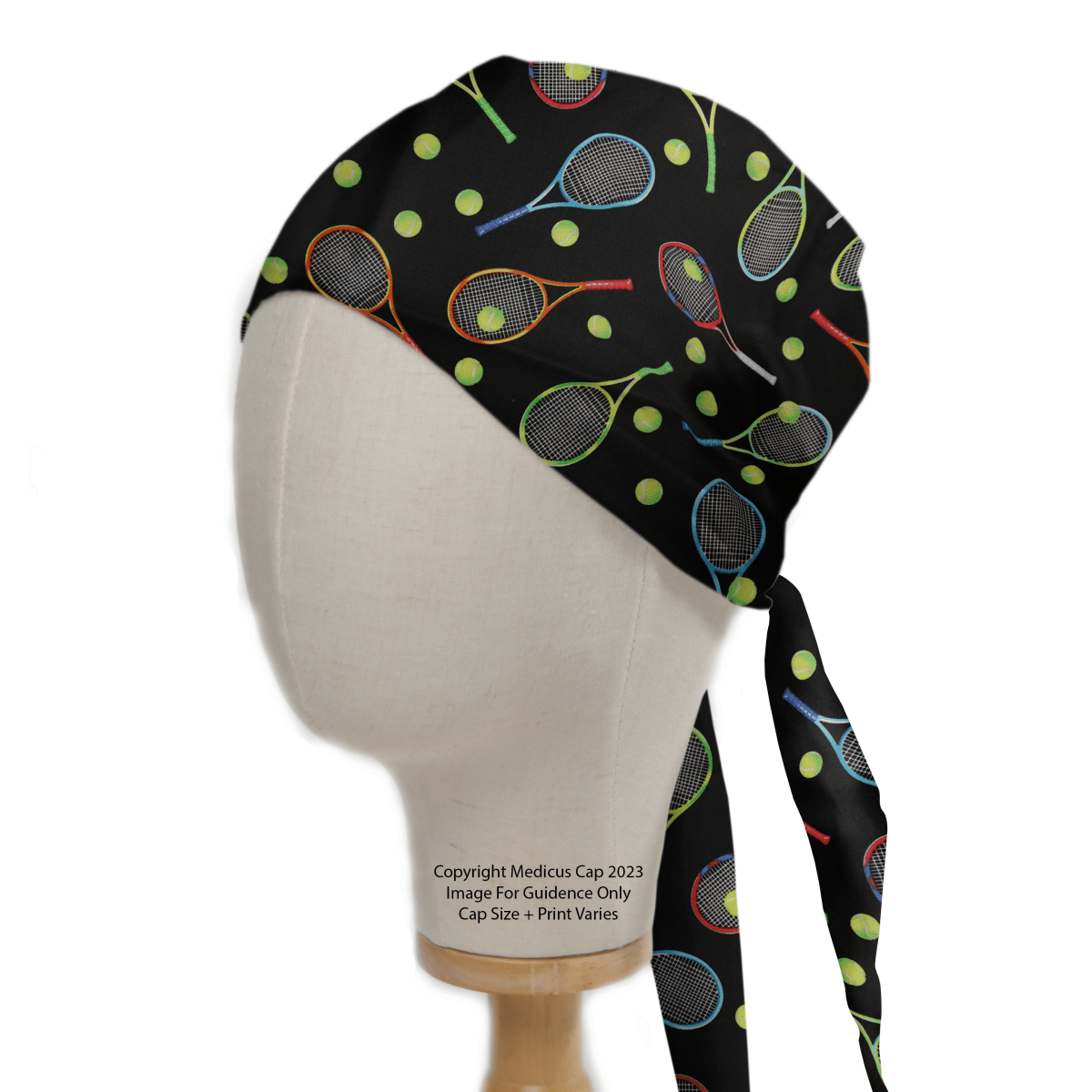 Tennis Racket Scrub Cap